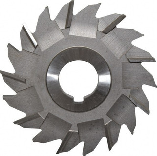 Made in USA 4" Diam x 5/16" Face Width Staggered Tooth Side Milling ...