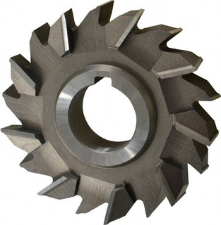 Made in USA 4" Diam x 3/4" Face Width Staggered Tooth Side Milling ...
