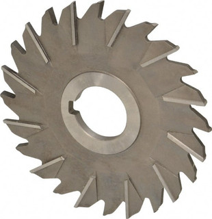 Made in USA 5" Diam x 1/4" Face Width Staggered Tooth Side Milling ...