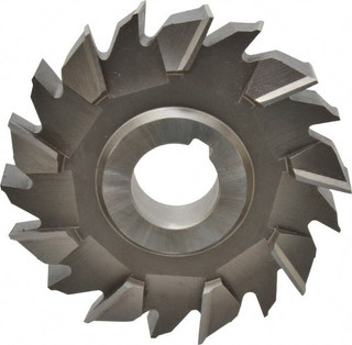 Made in USA 4" Diam x 3/4" Face Width Staggered Tooth Side Milling ...
