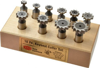 KEO 3/8 to 1" Cutting Diam, Straight Tooth Configuration, Woodruff and ...