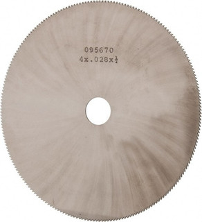 Made in USA 4" Diam x 0.028" Blade Thickness, 1/2" Arbor Hole Diam, 220 ...