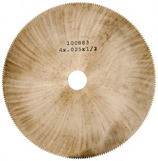 Made in USA 4" Diam x 0.025" Blade Thickness, 1/2" Arbor Hole Diam, 220 ...