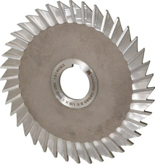 KEO 5" Diam x 1/8" Thick Straight Tooth Side Chip Saw 1" Arbor Hole ...