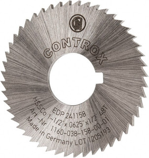 Controx-Neuhauser 1-1/2 x 1/16", 1/2" Arbor, 48-Tooth Cobalt Slitting ...