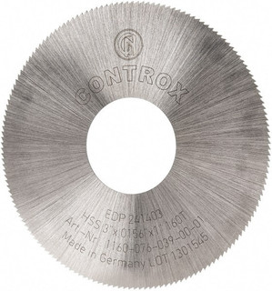 Controx-Neuhauser 3 x 0.0156", 1" Arbor, 160-Tooth High Speed Steel ...