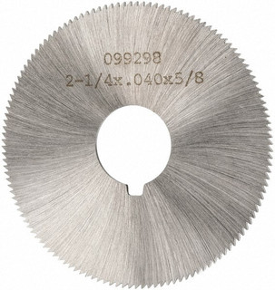 Made in USA 2-1/4 x 0.04", 5/8" Arbor, 132-Tooth High Speed Steel ...
