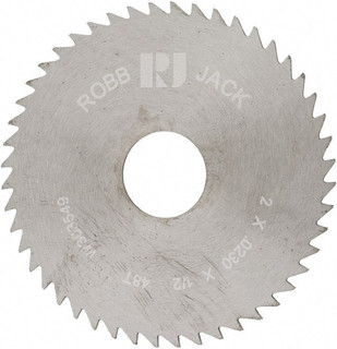 RobbJack 2 x 0.023", 1/2" Arbor, 48-Tooth Solid Carbide Slitting ...