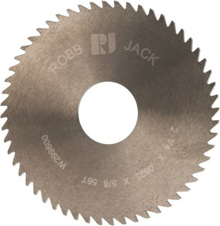 RobbJack 2-1/4 x 1/16", 5/8" Arbor, 56-Tooth Solid Carbide Slitting ...