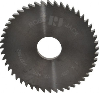 RobbJack 2 x 0.0937", 1/2" Arbor, 48-Tooth Solid Carbide Slitting ...