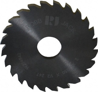 RobbJack 2 x 1/8", 1/2" Arbor, 24-Tooth Solid Carbide Slitting ...