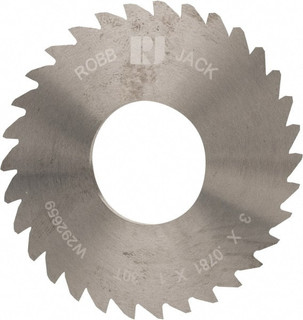RobbJack 3 x 0.0781", 1" Arbor, 30-Tooth Solid Carbide Slitting ...