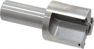 Everede Tool 1-1/2" Diam, 3/4" Shank Diam, 3 Insert Indexable ...