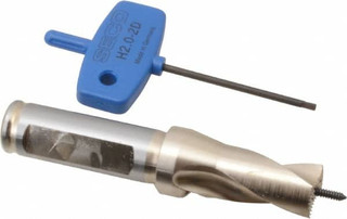 Seco Tools 16 to 16.99mm, 1.5xD, 0.98" Max Depth, 5/8" Shank Diam, 0.61 ...