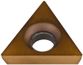 Hertel TPCB2205 HP520B Carbide Boring Insert TiN Finish, 60° Triangle ...