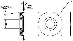 Parlec INSERTS121615TTP Carbide Boring Insert TiN/TiC/TiN Finish ...