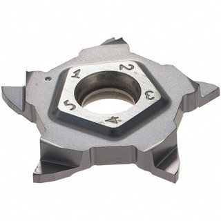 Iscar PENTA 24N119-010LS 908 Carbide Cutoff Insert TiAlN Finish, Neutral Lead Angle, 1.19mm ...