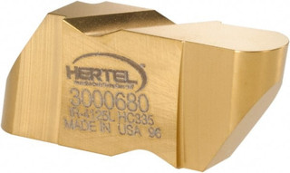Hertel IR4125L HC335 Carbide Grooving Insert TiN Finish, LH, 6.35mm ...