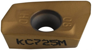 Kennametal EP1008EHD KC725M Carbide Milling Insert TiN/TiCN/TiN Finish ...