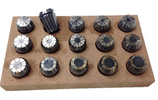 Precise 15 Piece ER-25 Collet Set, 1/16 To 5/8" - 3900-5235| Penn Tool ...
