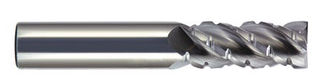 Rushmore USA 4 Flute Solid Carbide Roughing & Finishing Single End ...