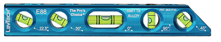 LevTech E88 Electrician’s Torpedo Level - Blue - 01-010-882