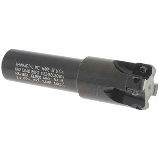 Kennametal 1" Cut Diam, 0.357" Max Depth, 3/4" Shank Diam, Weldon Shank ...