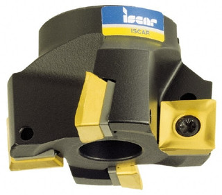 Iscar 2-1/2" Cut Diam, 1" Arbor Hole Diam, 0.38" Max Depth, Indexable ...