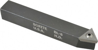Borite 1/2" Shank Square Left Hand Lead Angle Facing Indexable Insert ...