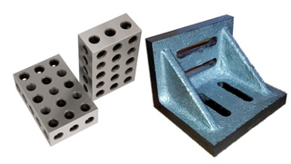 Precise Slotted Angle Plate & 1-2-3 Block Set Matched Pair Combo Sets ...