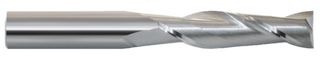 Rushmore USA 2 Flute Long Length Uncoated Carbide Single End Mills ...