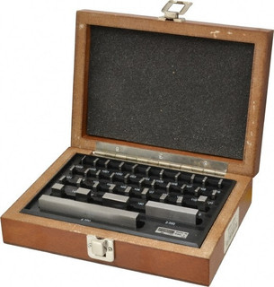Fowler 36 Piece, 0.05 to 4", Grade 0, Steel Gage Block Set Rectangular ...