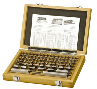 Fowler 81 Piece, 0.05 to 4", Economy Grade, Steel Gage Block Set ...