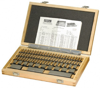 Fowler 81 Piece, 0.05 to 4", Grade AS-1, Steel Gage Block Set Square ...