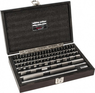 Starrett 81 Piece, 0.05 to 4", Grade 0, Steel Gage Block Set ...