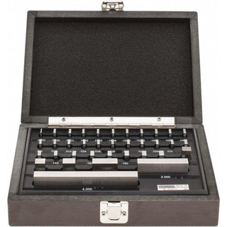 Value Collection 36 Piece, 0.05 to 4", Economy Grade, Steel Gage Block ...