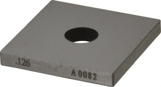 Value Collection 0.126" Square Steel Gage Block Accuracy Grade 0 ...