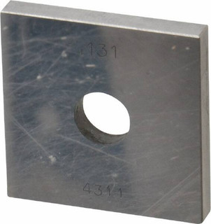 Value Collection 0.131" Square Steel Gage Block Accuracy Grade 0 ...