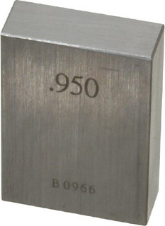 Value Collection 0.95" Square Steel Gage Block Accuracy Grade 0 ...