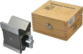 GROZ USA 4.76 to 2-3/4" Capacity, 90° Angle, Steel V-Block 3-3/16" Long ...