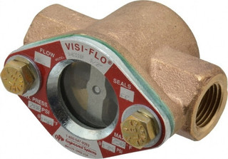 OPW Engineered Systems 1/2 Inch, Bronze, Visi-Flo Sight Flow Indicator ...