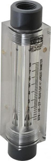 King Instrument 1/2" FNPT Port Block Style, Inline Flowmeter 125 Max ...