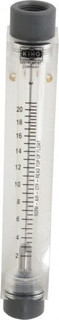 King Instrument 1/2" FNPT Port Block Style, Inline Flowmeter 125 Max ...