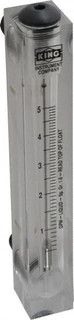 King Instrument 1/2" M Port Block Style Panel Mount Flowmeter 100 Max ...