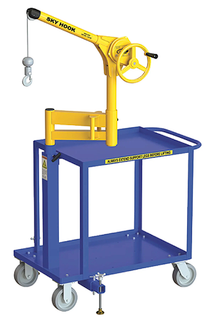 Sky Hook Economy Articulating Sky Hook With Mobile Cart Base, 1.5" Per ...