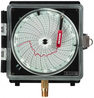 Dickson -22 to 122°F, 24 Hour Recording Time Chart 500 PSI, Use with ...
