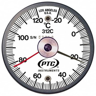 PTC Instruments -20 to 120°C, 2 Inch Dial Diameter, Dual Magnet Mount ...