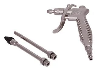 RapidAir Blow Gun 22 Aluminum Body, 1/4" Intake with Nozzle Set ...