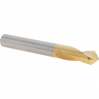 Melin Tool 90°, 3" OAL, 2-Flute Solid Carbide Spotting Drill Bright ...