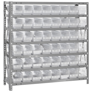 Quantum Storage Systems 1239 Series Economy Shelf Bin Shelving Unit, 12 ...